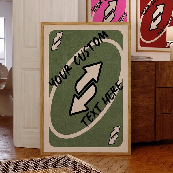 Custom Uno Cards Personalized - Etsy