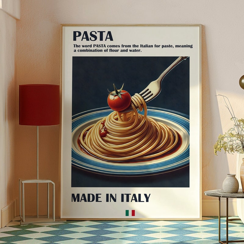 Pasta Poster - Etsy