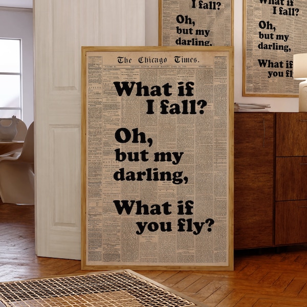 What If I Fall - Etsy UK