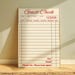 Blank Guest Check Poster, Trendy Wall Art, Aesthetic Preppy Prints ...
