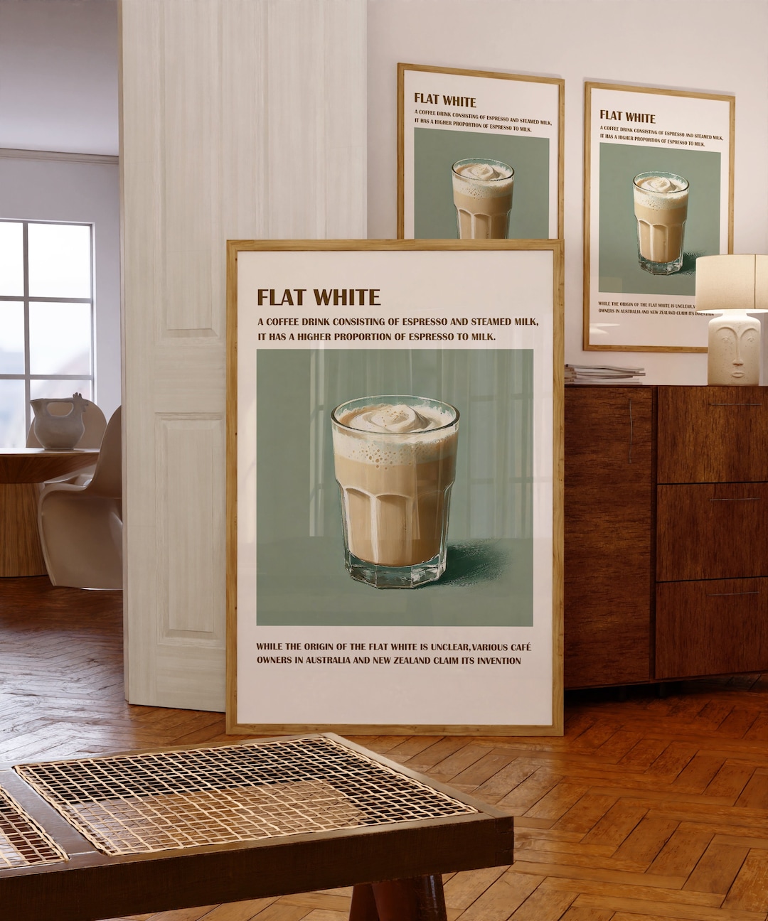 Coffee Print, Flat White Digital Print, Coffee Wall Art, Trendy Wall ...