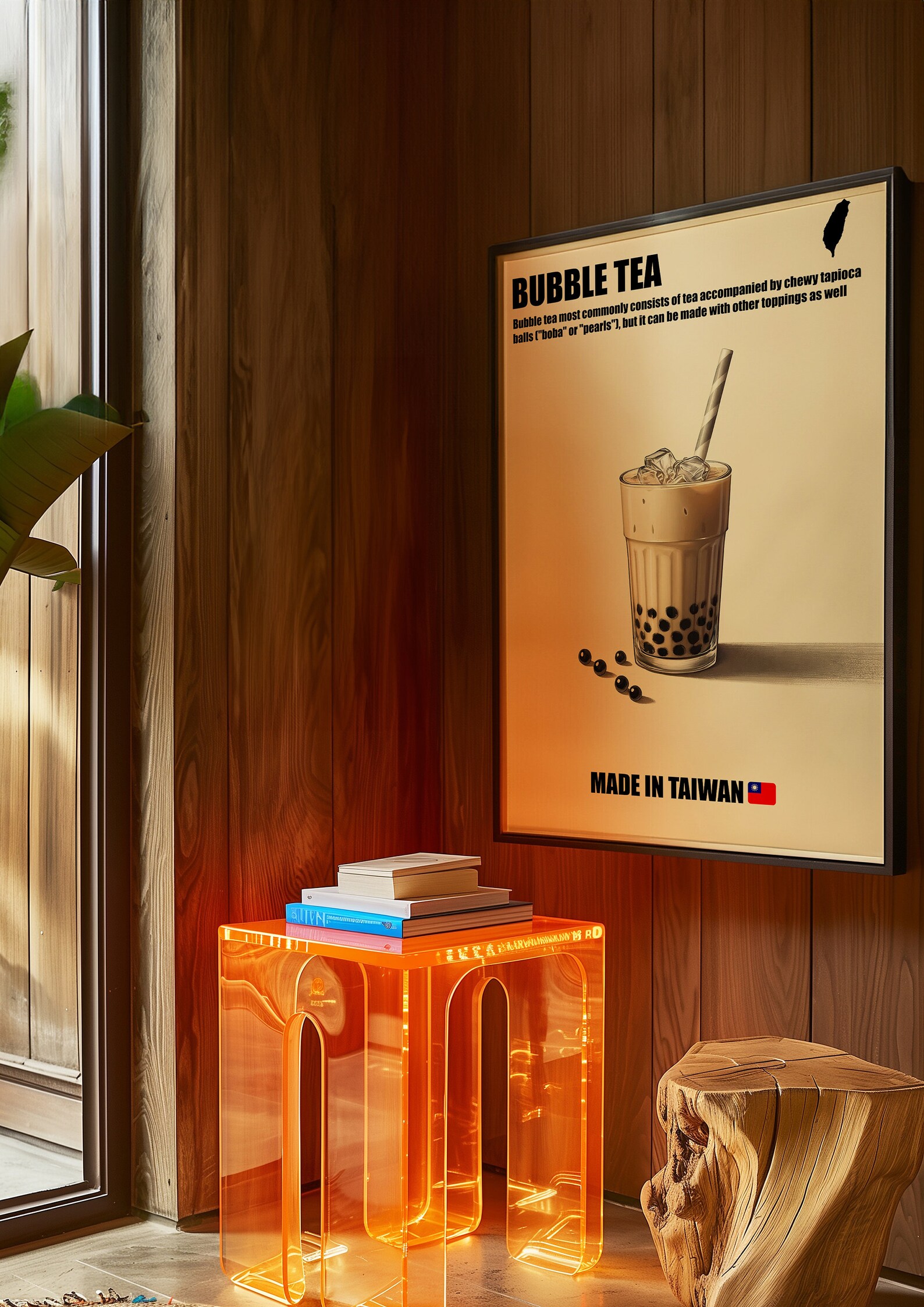 Bubble Tea Print, Boba Tea Print, Kitchen Art, Drink Poster, Pop Art ...