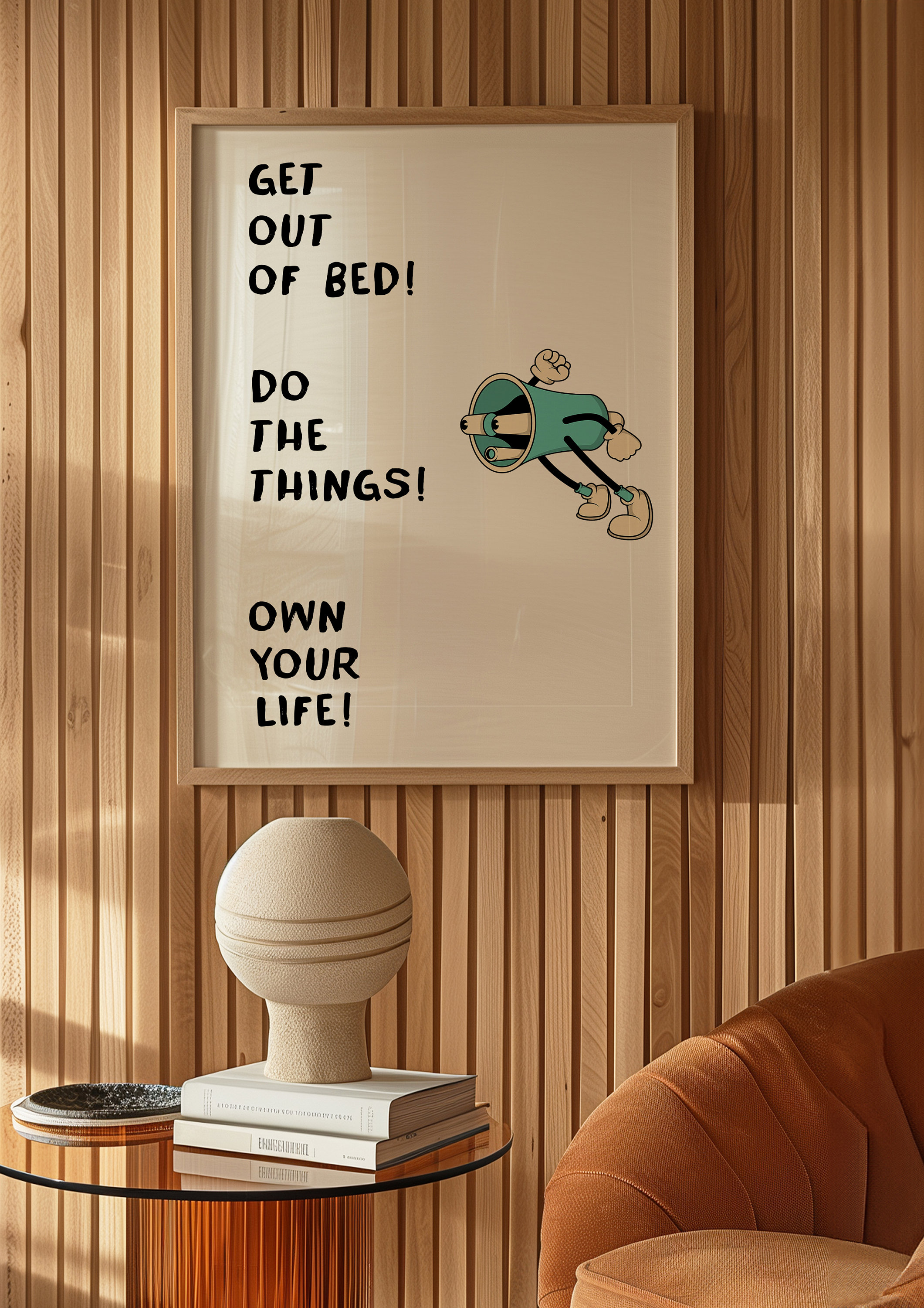 Retro Wall Art, Quote Art Print, Trendy Wall Art, Dorm Room Decor ...