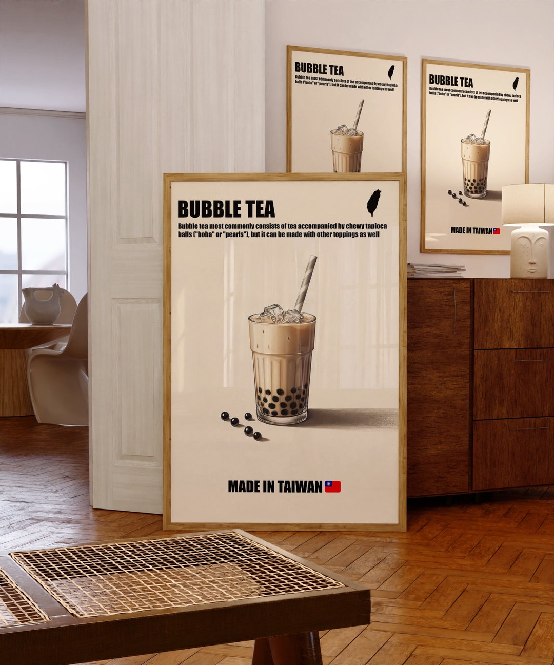 Bubble Tea Print, Boba Tea Print, Kitchen Art, Drink Poster, Pop Art ...