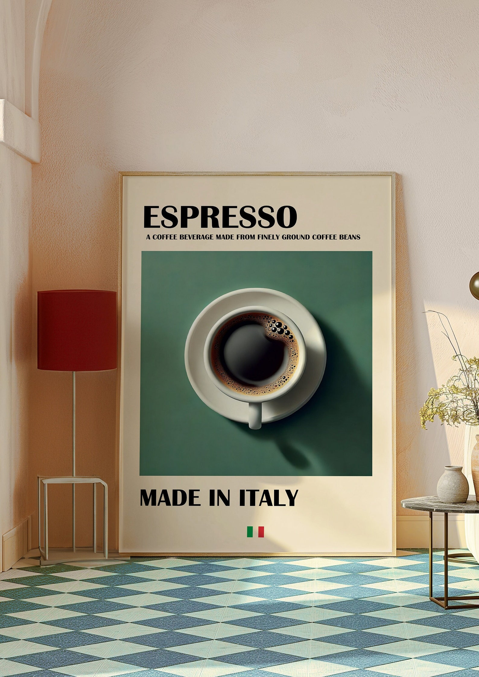 Coffee Print, Italian Espresso Digital Print, Coffee Wall Art, Trendy ...