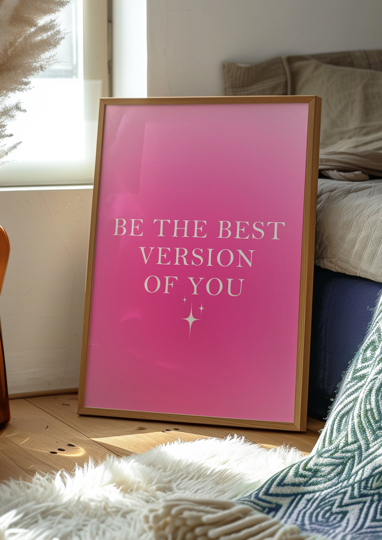 Be the Best Version of You Print, Digital Download, Motivational Quotes ...