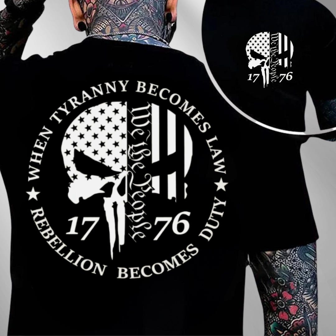 When Tyranny Becomes Law Shirt: Patriotic Political, Patriotic Shirts ...