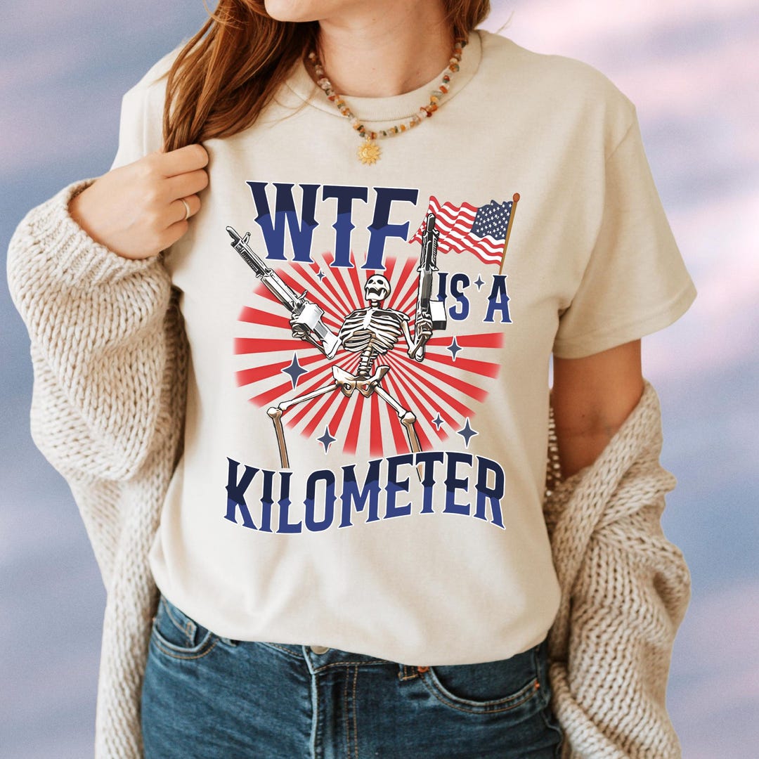 Wtf is A Kilometer Meme Retro Shirt, Funny Meme Graphic T-shirt, 90s ...