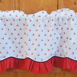 Cheery Cherry Valances FREE SHIPPING - Etsy