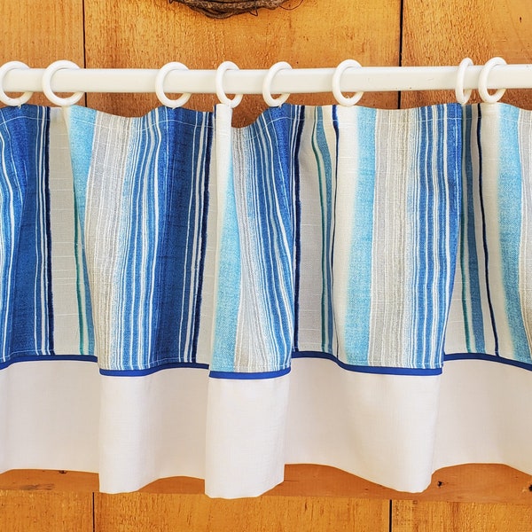 Blue Valances - Etsy