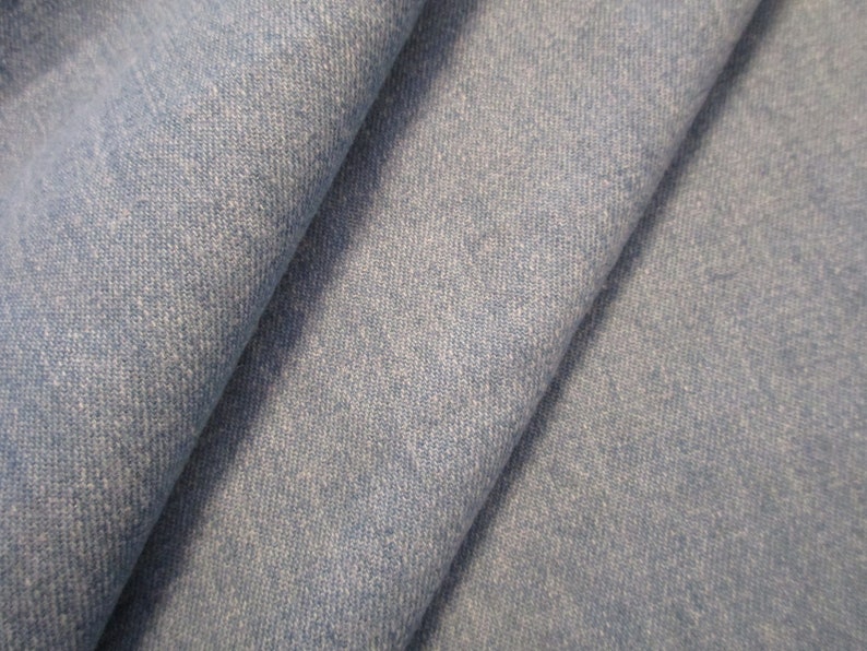 Ice Blue Soft Denim Upholstery Fabric From Calico Corners - 1 7/8 Yards ...