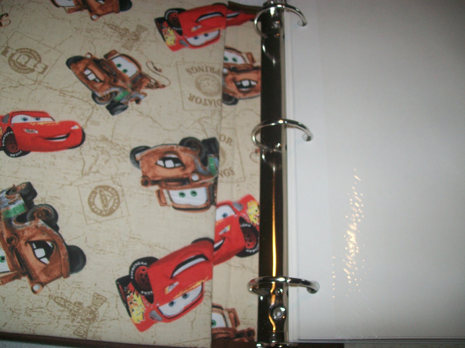 CARS Custom Personalized Fabric Photo Album / Scrapbook Brag - Etsy