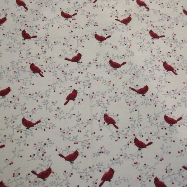 Cardinal Fabric - Etsy