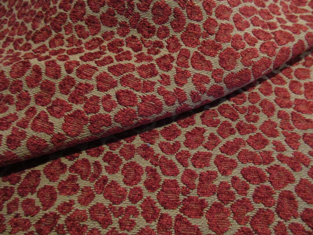 Spots Ruby Barn Red Cheetah Leopard Animal Skin Spots Dots - Etsy