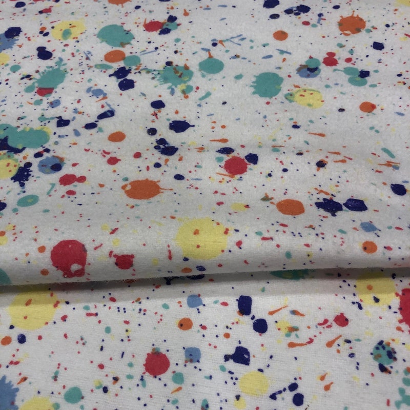Paint Splatter Fabric - Etsy