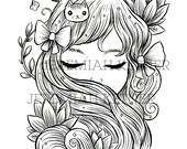 Floating Coloring Page Instant Download - Etsy Canada