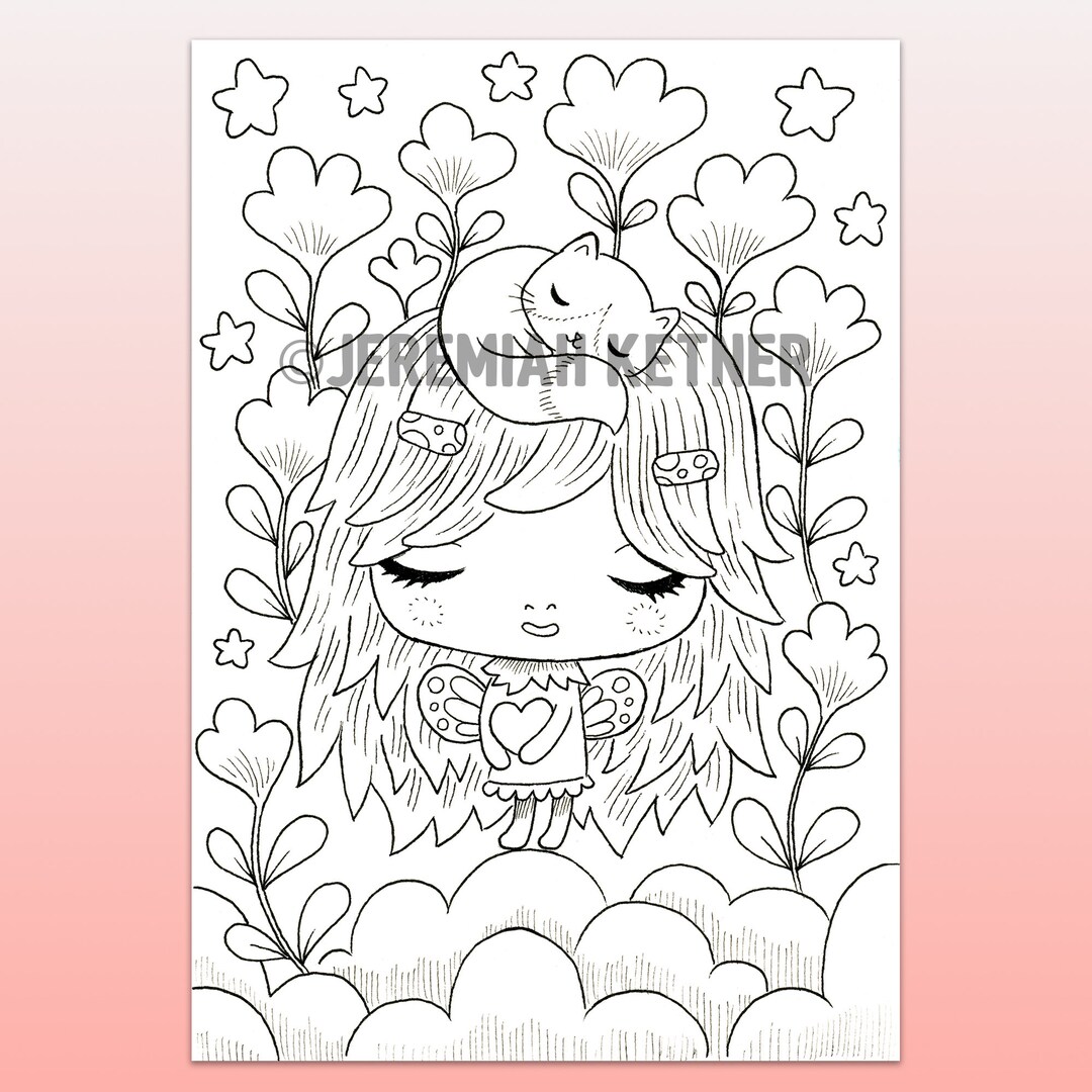Special Place Coloring Page - Instant Download - Etsy