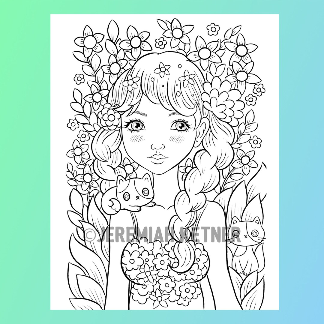 Eden - Coloring Page - Etsy