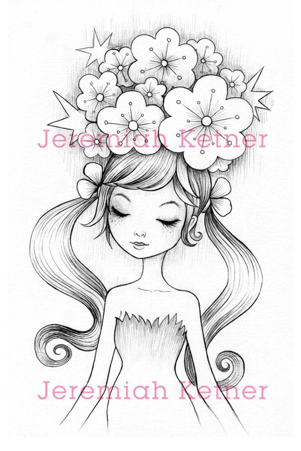 Bloom Coloring Page - Etsy