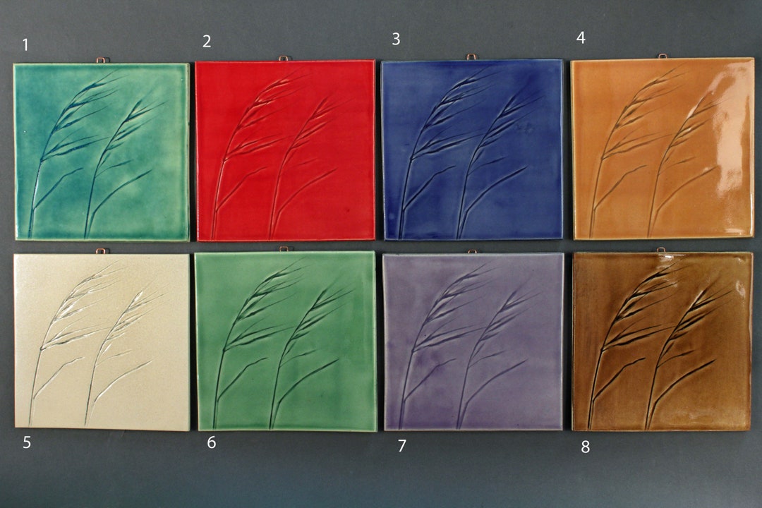 6"x6" Grass Ceranic Tile - Etsy