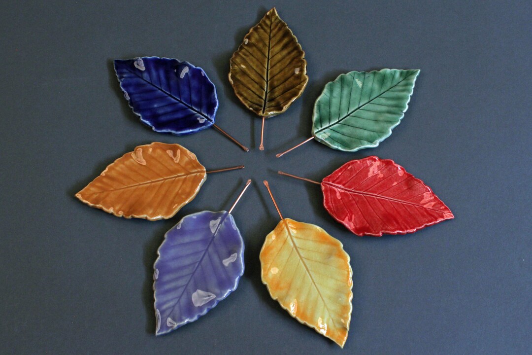 Alder Hanging Leaf-ceramic Leaf - Etsy