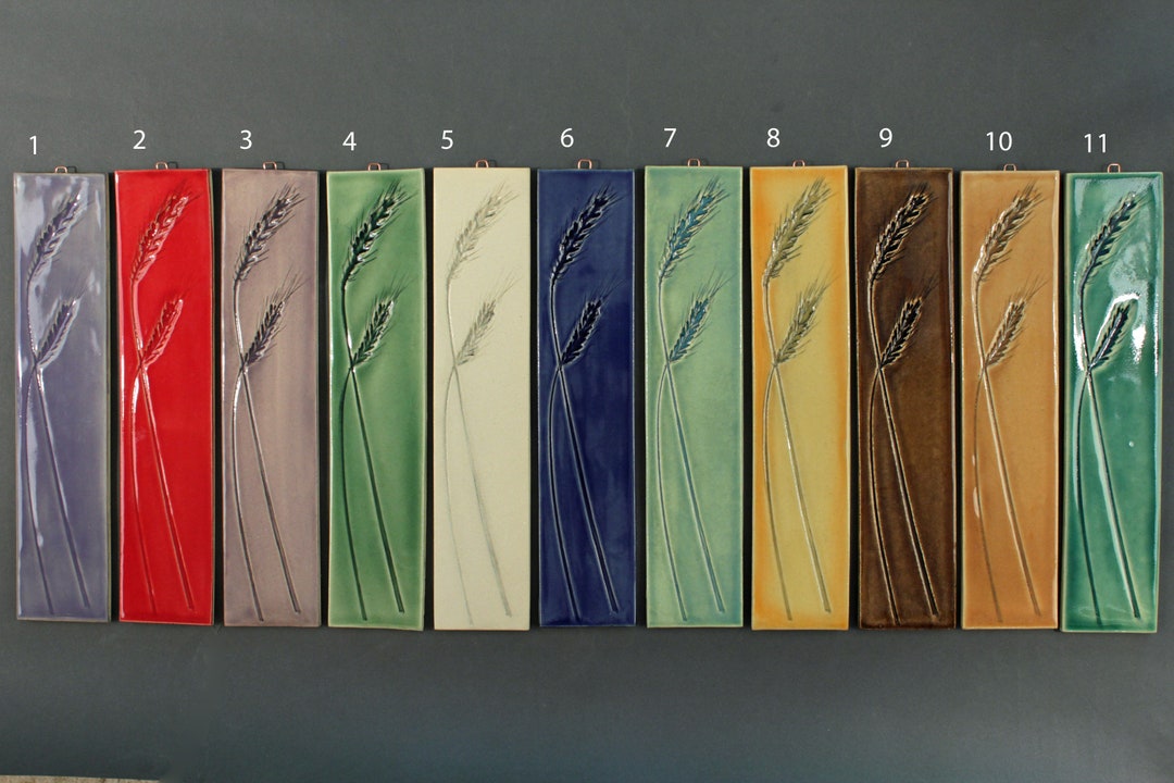 2"x11" Wheat Ceramic Tile - Etsy