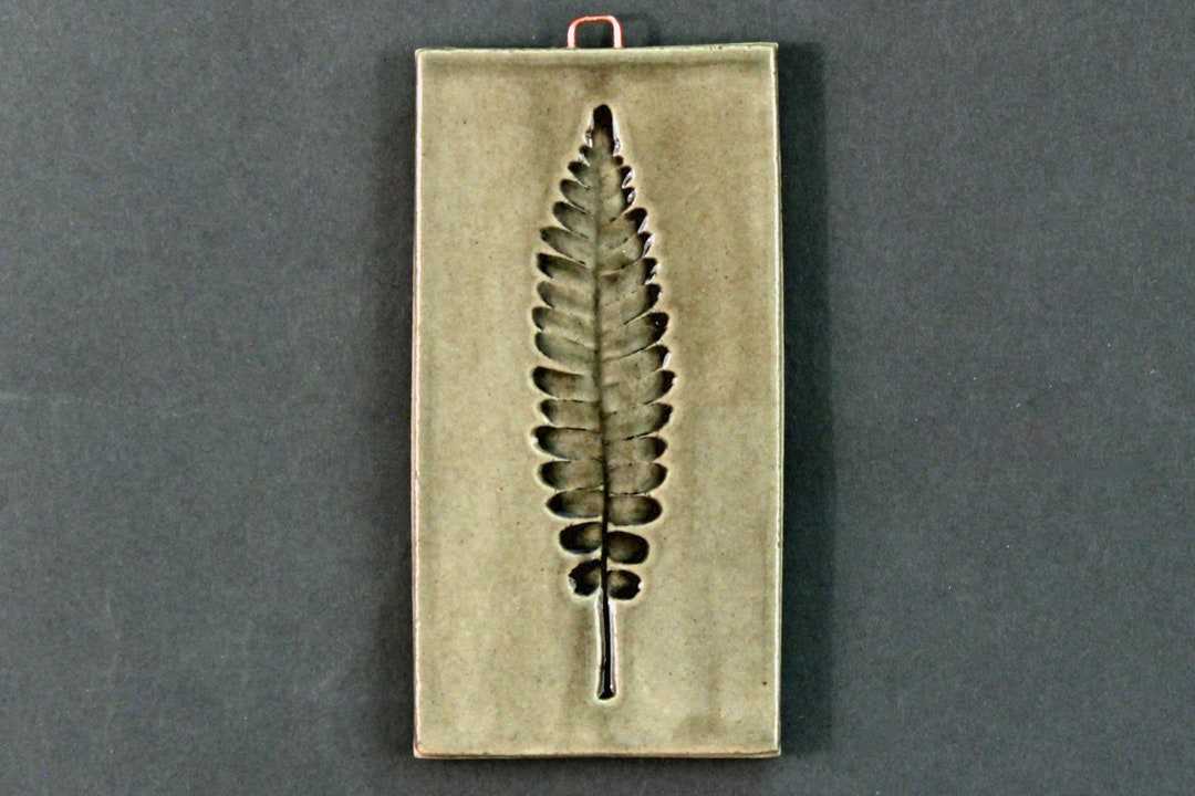 2"x4" Deer Fern Ceramic Tile - Etsy