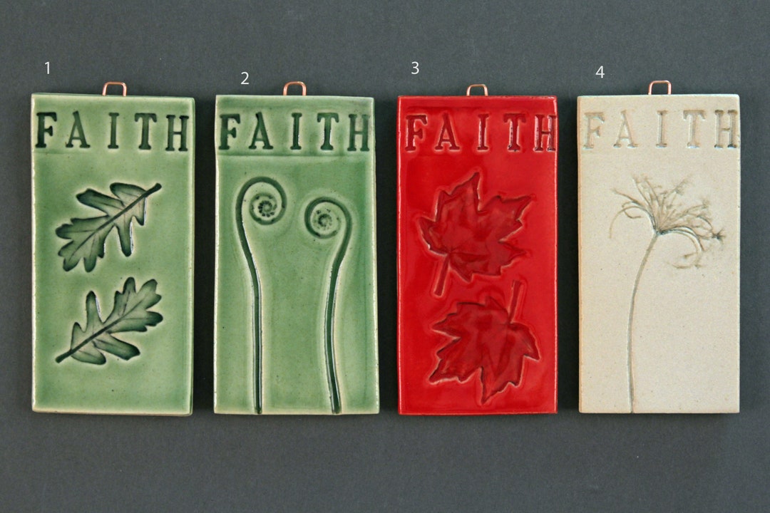 2x4" Ceramic Tile-faith - Etsy