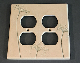 Queen Anne's Lace Ceramic Outlet/switch Covers | Etsy