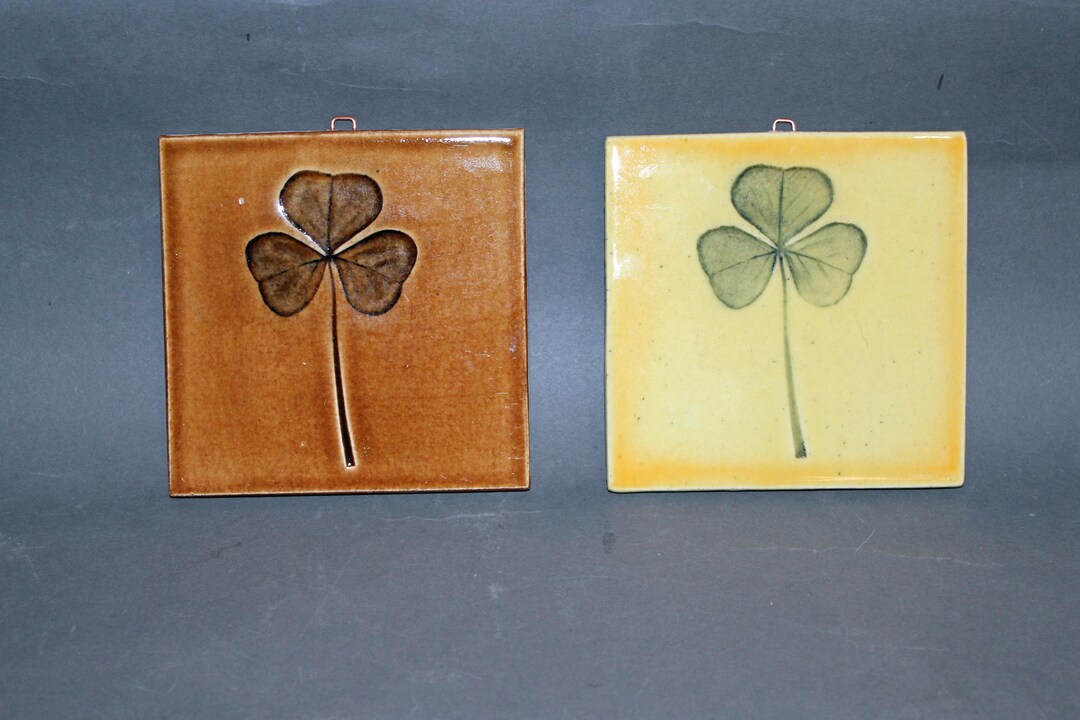 Shamrock Hanging Tile 4x4" - Etsy