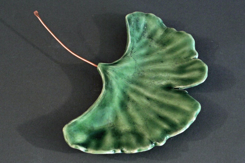 Ceramic Ginkgo Leaf Dish - Etsy