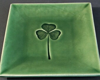 Shamrock Dinner Plate - Etsy