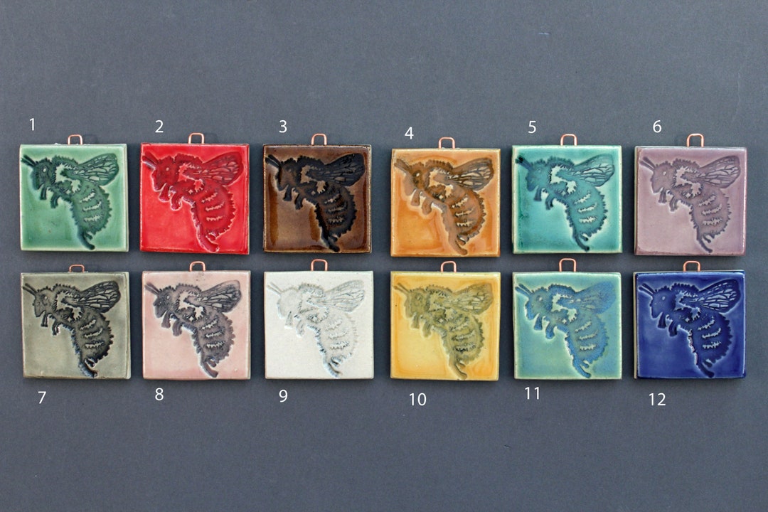 2"x2" Bee Ceramic Tile - Etsy
