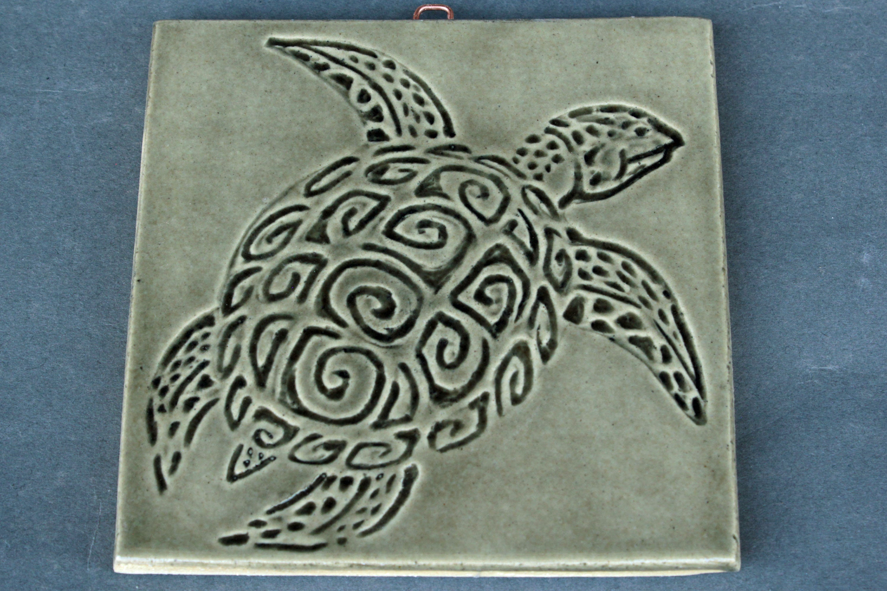 4x4 Sea Turtle Ceramic Tile - Etsy