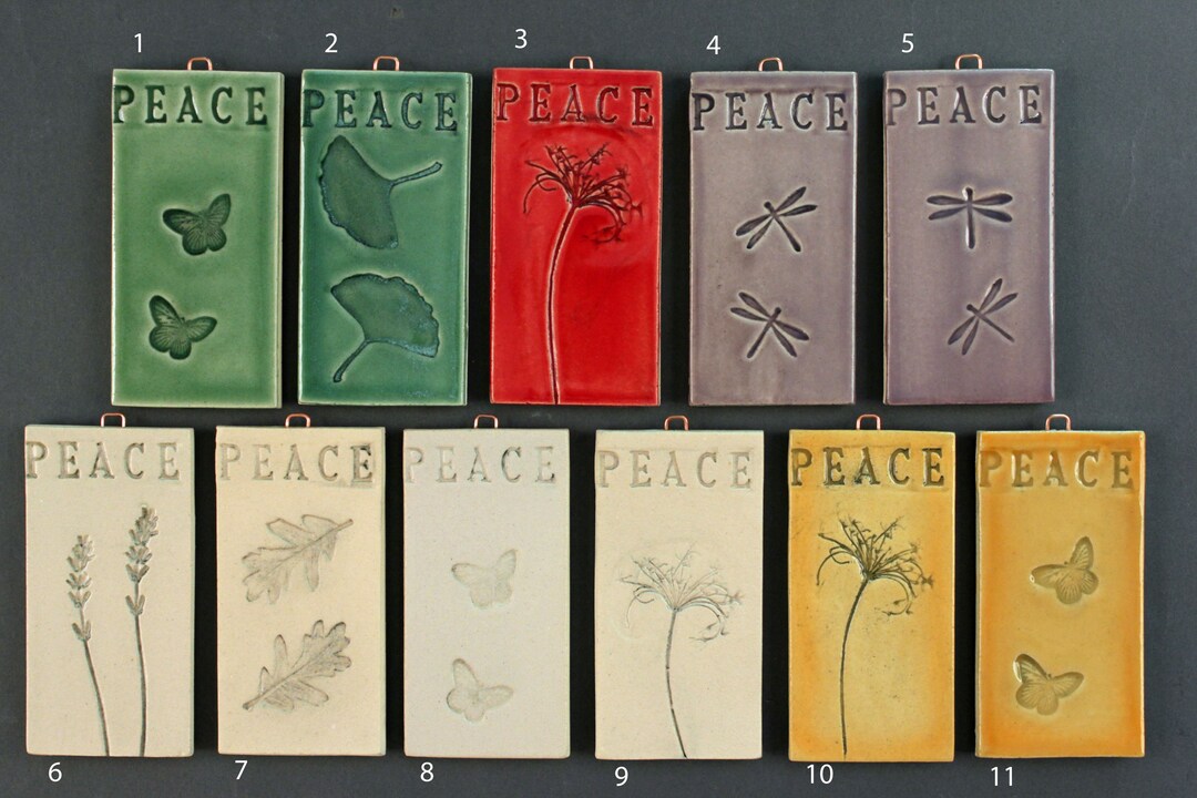 2"x4" Hanging Tile -peace - Etsy