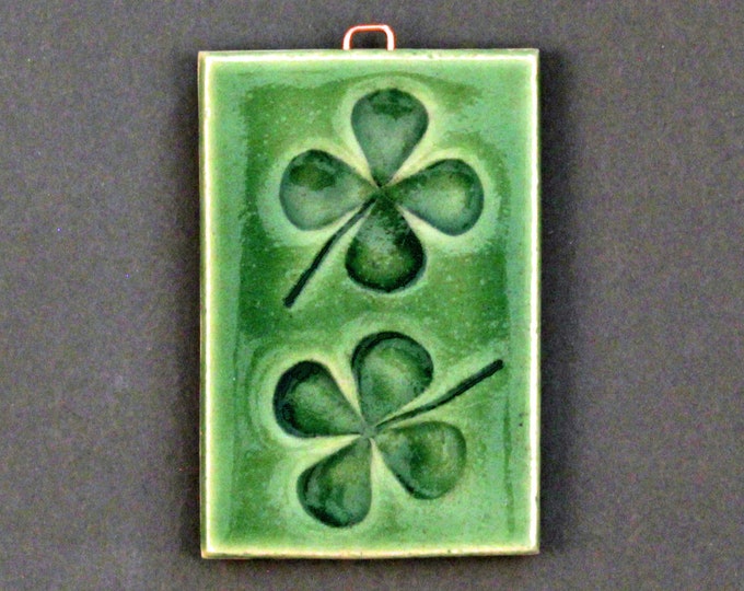 2"x3" Four Leaf Clover Ceramic Tile - Etsy
