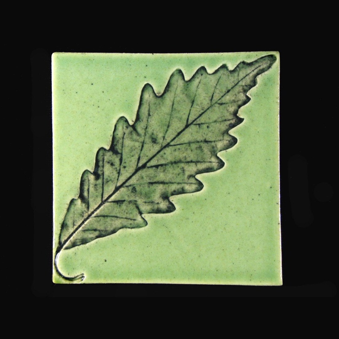 Chestnut Oak Leaf Hanging Tile - Etsy