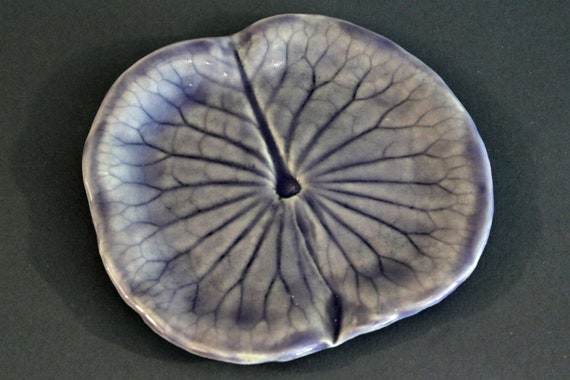 Ceramic Water Lily Plate | Etsy