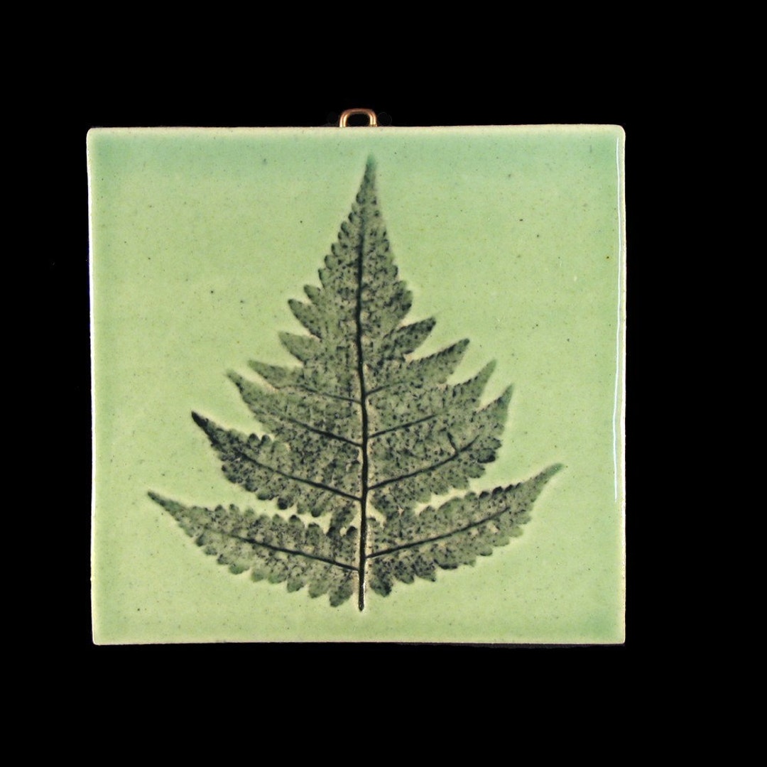 Intermediate Wood Fern Hanging Tile - Etsy