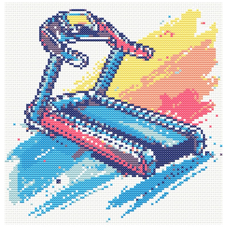 Treadmill Gym Sport Cross Stitch Pattern PDF Download Hand Embroidery ...