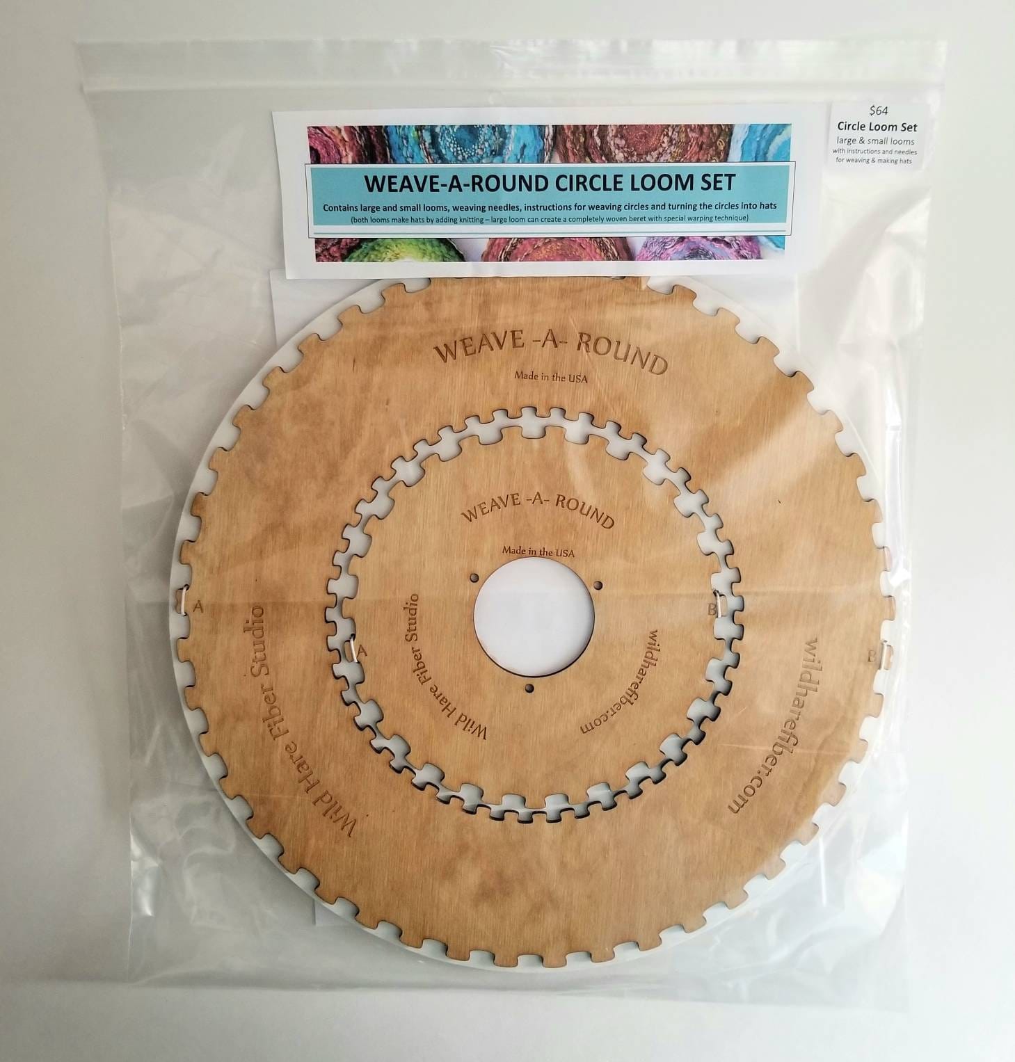 Weaving & Tapestry Circular Weaving Kit Ochre 11 inch 27 cm Craft ...