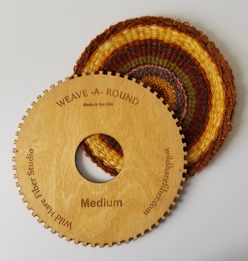 Circle Weaving MEDIUM LOOM Weave-a-round DIY for Woven - Etsy