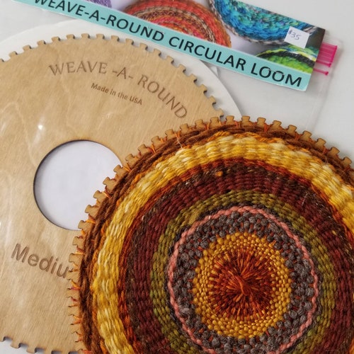 Circle Weaving MEDIUM LOOM Weave-a-round DIY for Woven | Etsy