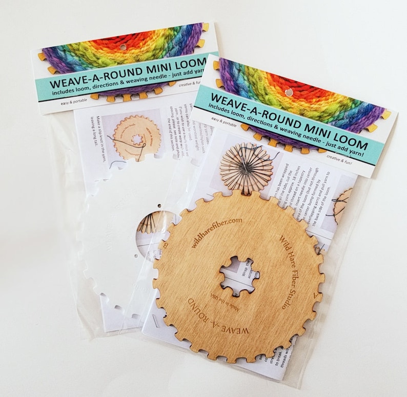Circle Weaving SMALL LOOM Weave-a-round DIY for Woven Hat and Circular ...