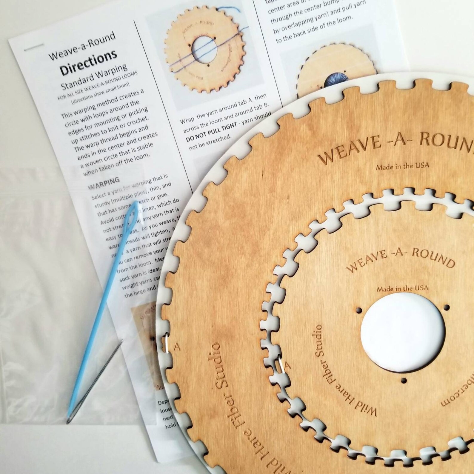 Circle Weaving Loom Weave-a-round Kit Two Sizes DIY for Woven | Etsy