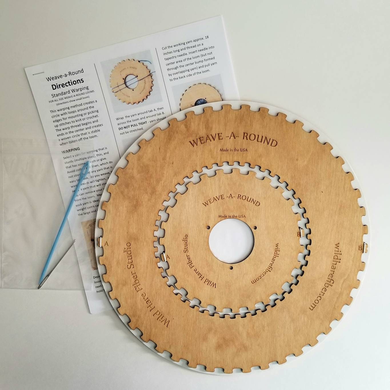 Circle Weaving Loom Weave-a-round Kit Two Sizes DIY for Woven | Etsy