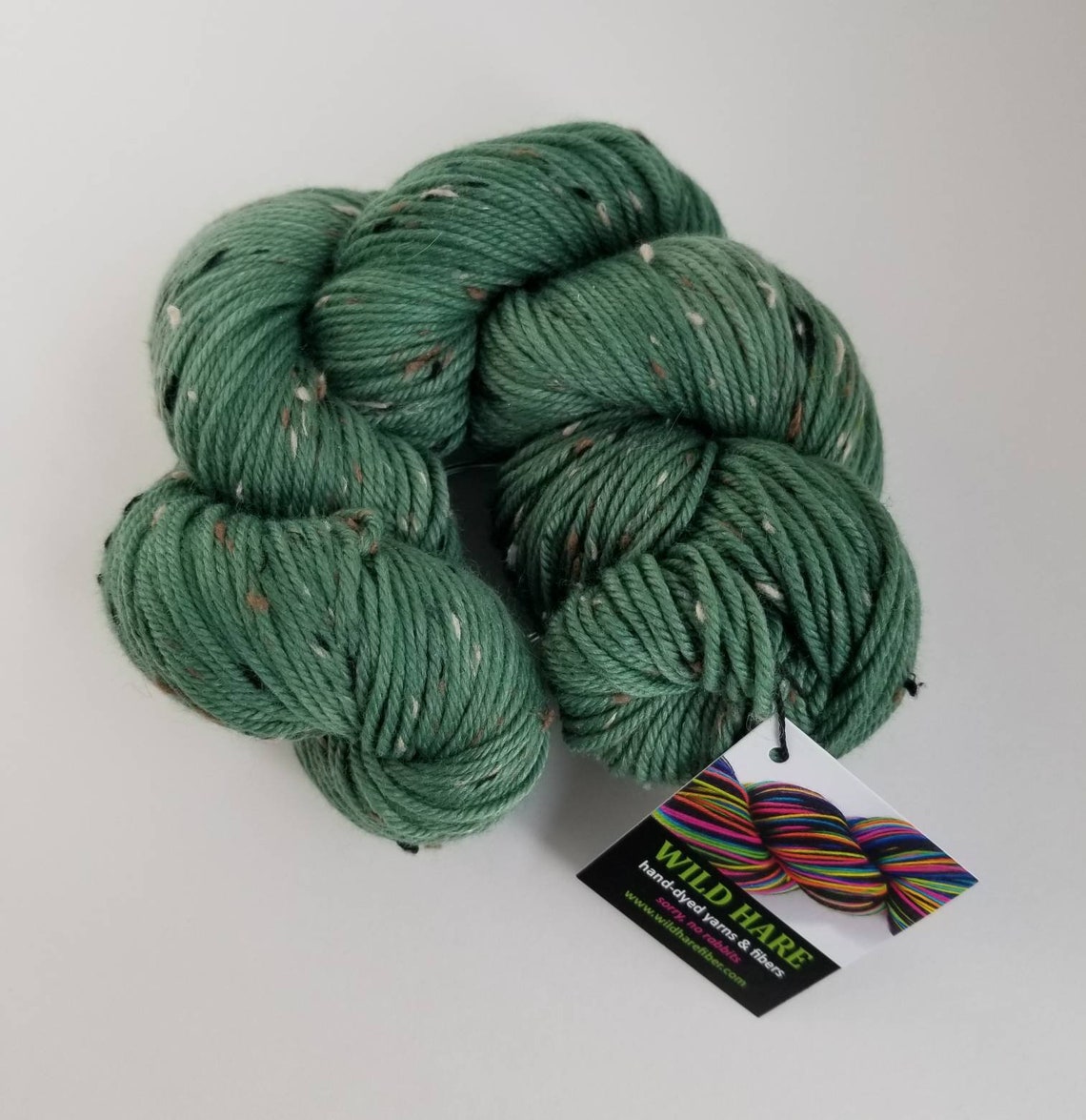 DK Superwash Merino Donegal Tweed Hand-dyed Yarn LUCKY - Etsy