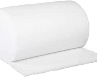 4oz Polyester Wadding / Batting, 137cm 54 Fire Retardant Upholstery ...
