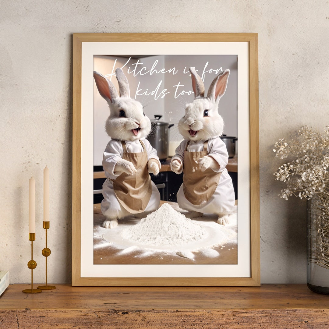 Kitchen is for Kids Too, Wall Art for Culinary Space,food Zone ...