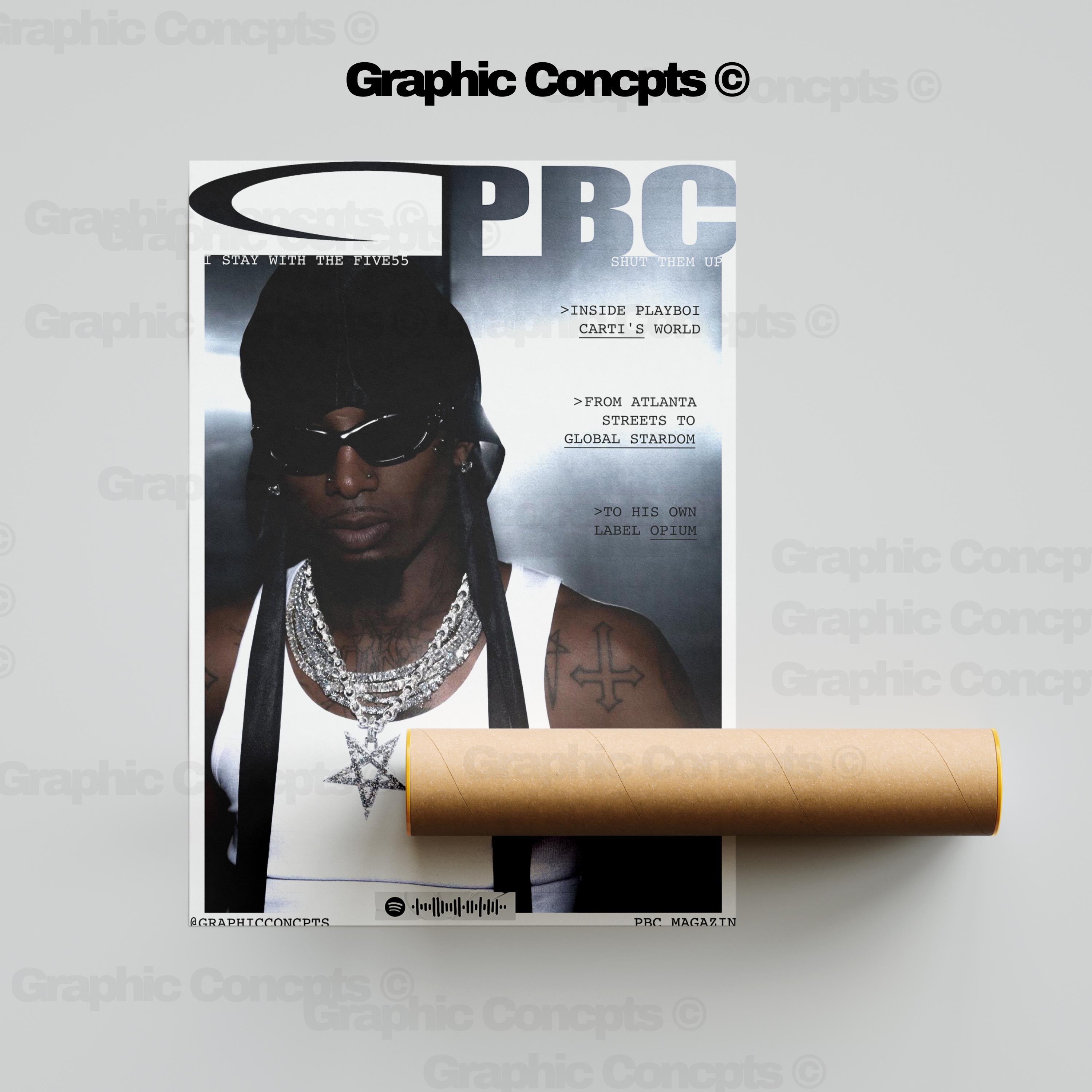 Playboi Carti Opium Magazine Poster - Etsy